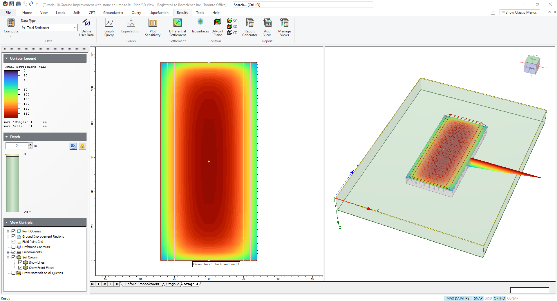 Settle3 Tutorials | 18 - Ground Improvement - Pt 2: Stone Columns